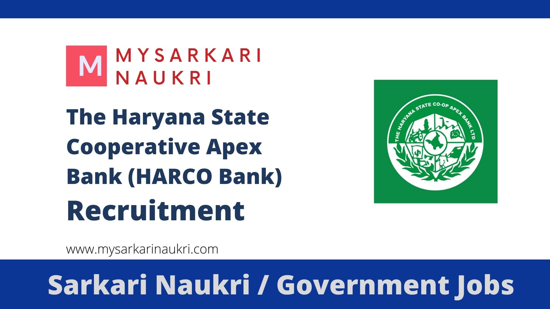 HARCO Bank Recruitment 2025 For 13 Cooperative Apprentice ...