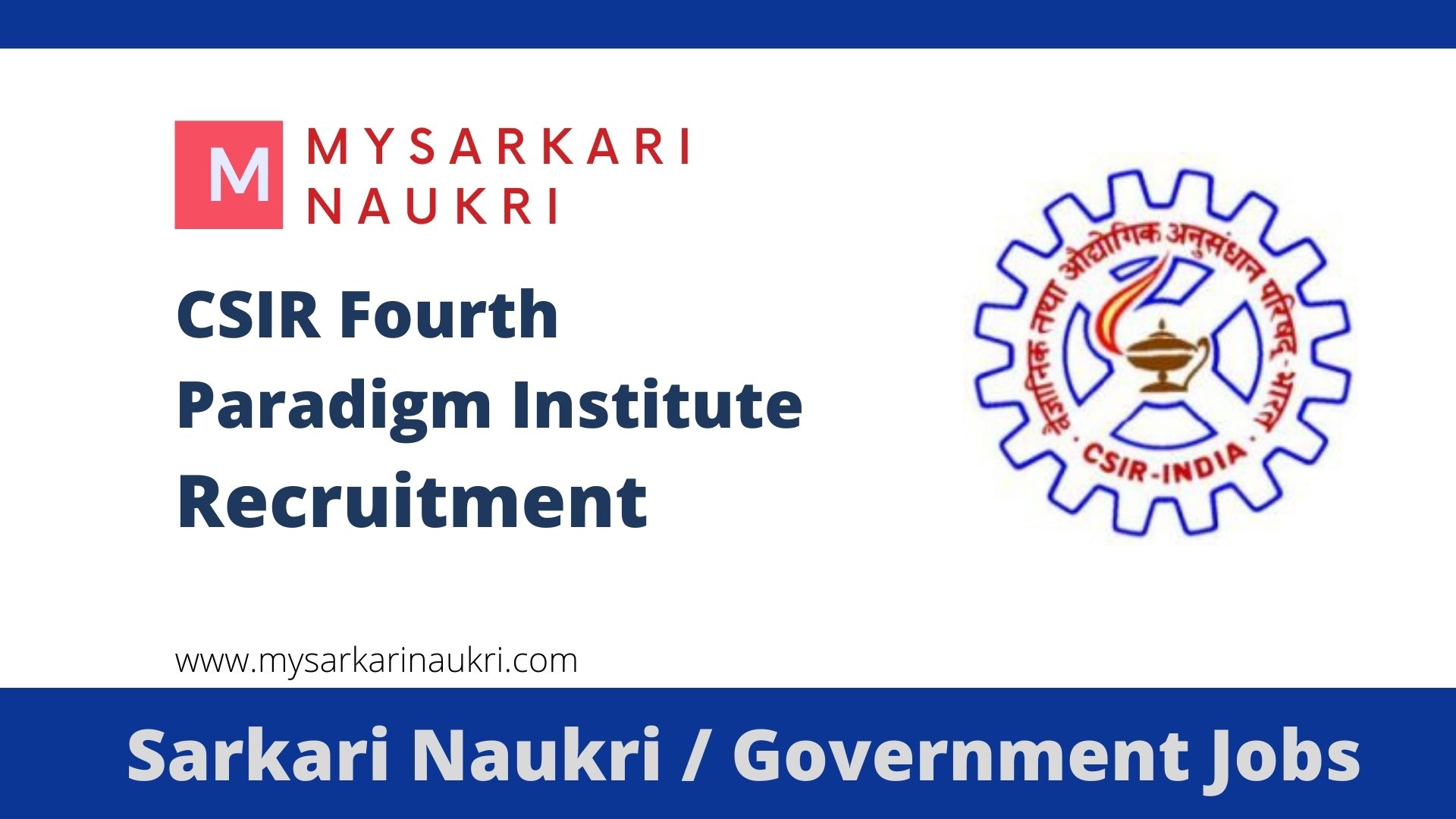 CSIR 4PI Recruitment 2025 For Junior Secretariat Assistant, Junior ...