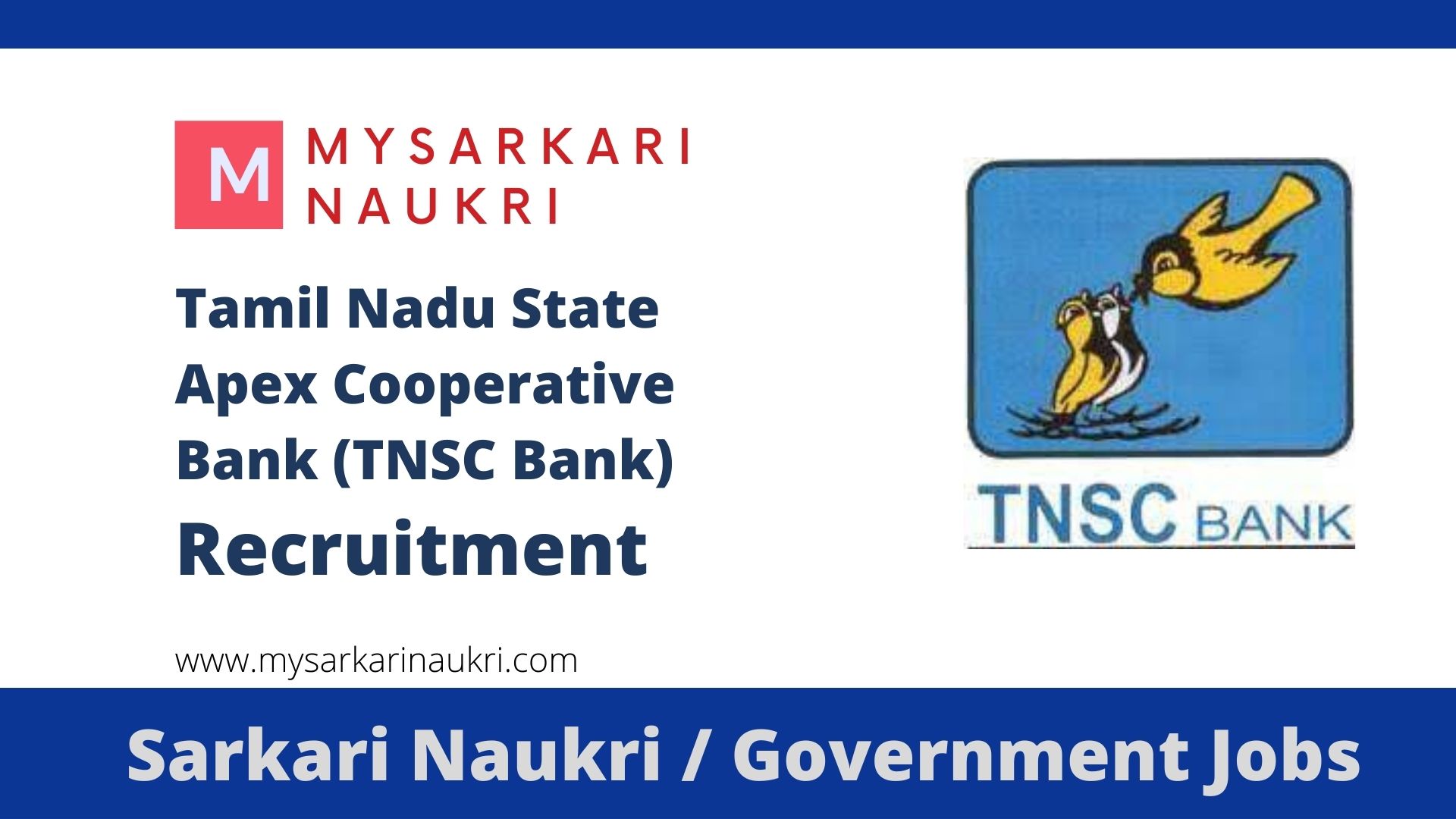 Tamilnadu Cooperative Bank Recruitment 2025 For 2513 Clerk and Various ...