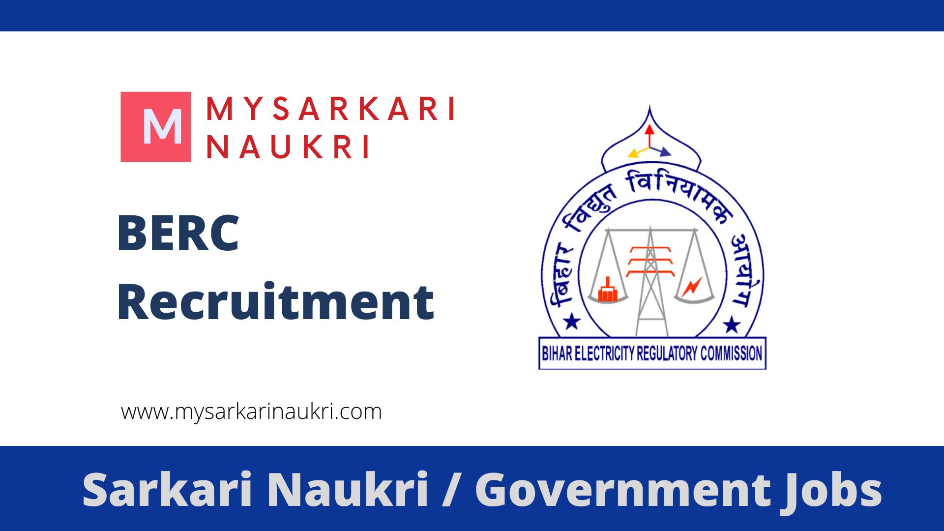 BERC Recruitment 2025 For Deputy Director - MySarkariNaukri.com