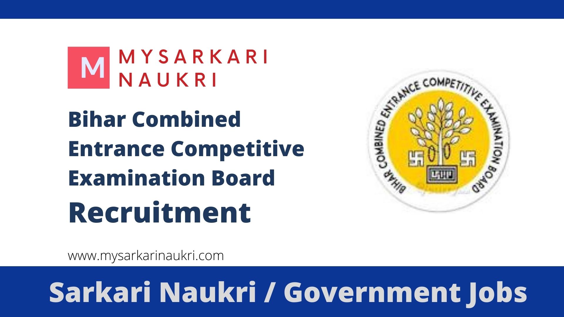 BCECEB Recruitment 2025 For 193 Senior Resident / Tutor - MySarkariNaukri.com