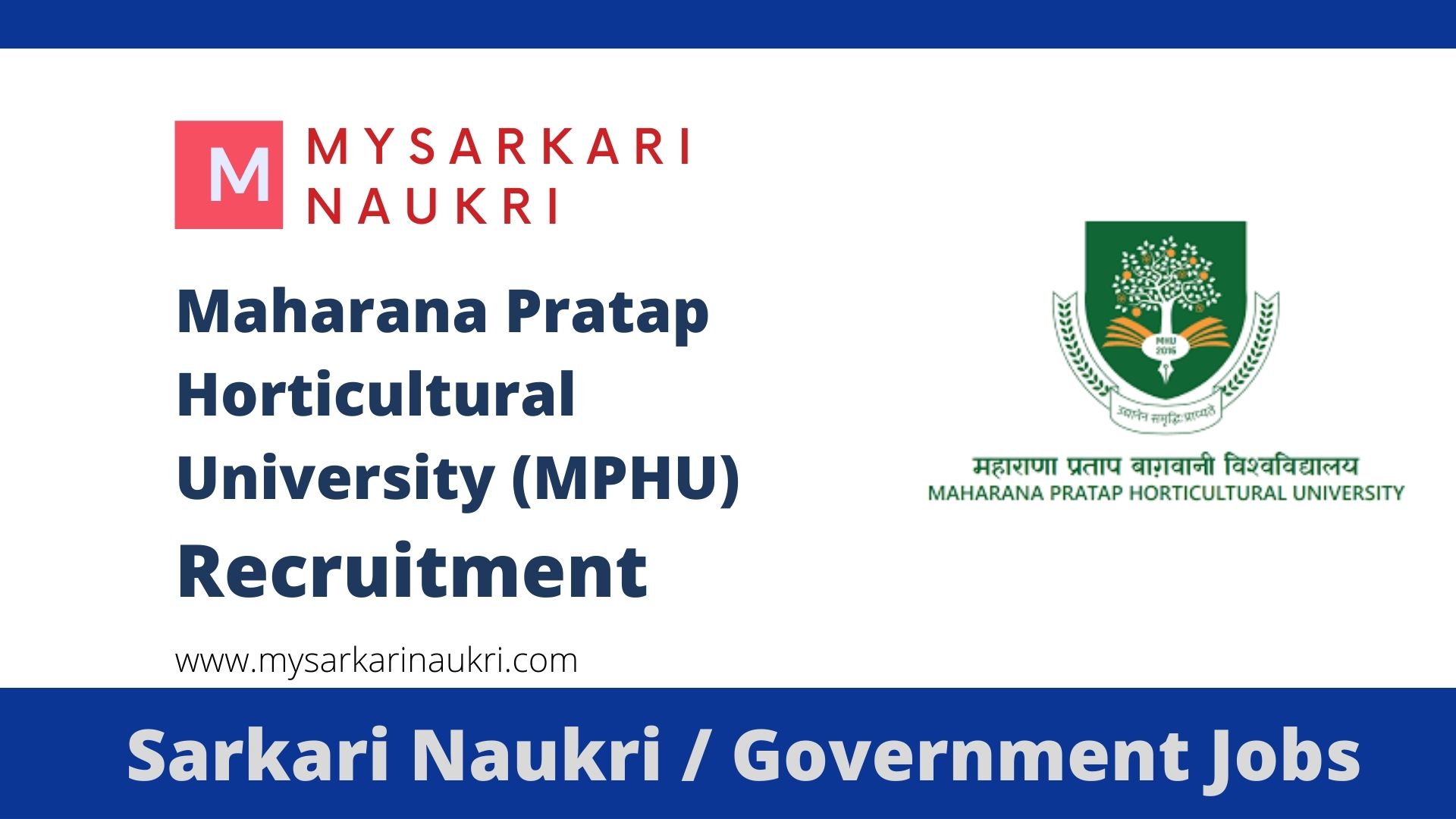 MHU Karnal Recruitment 2025 For 26 Teaching Posts - MySarkariNaukri.com