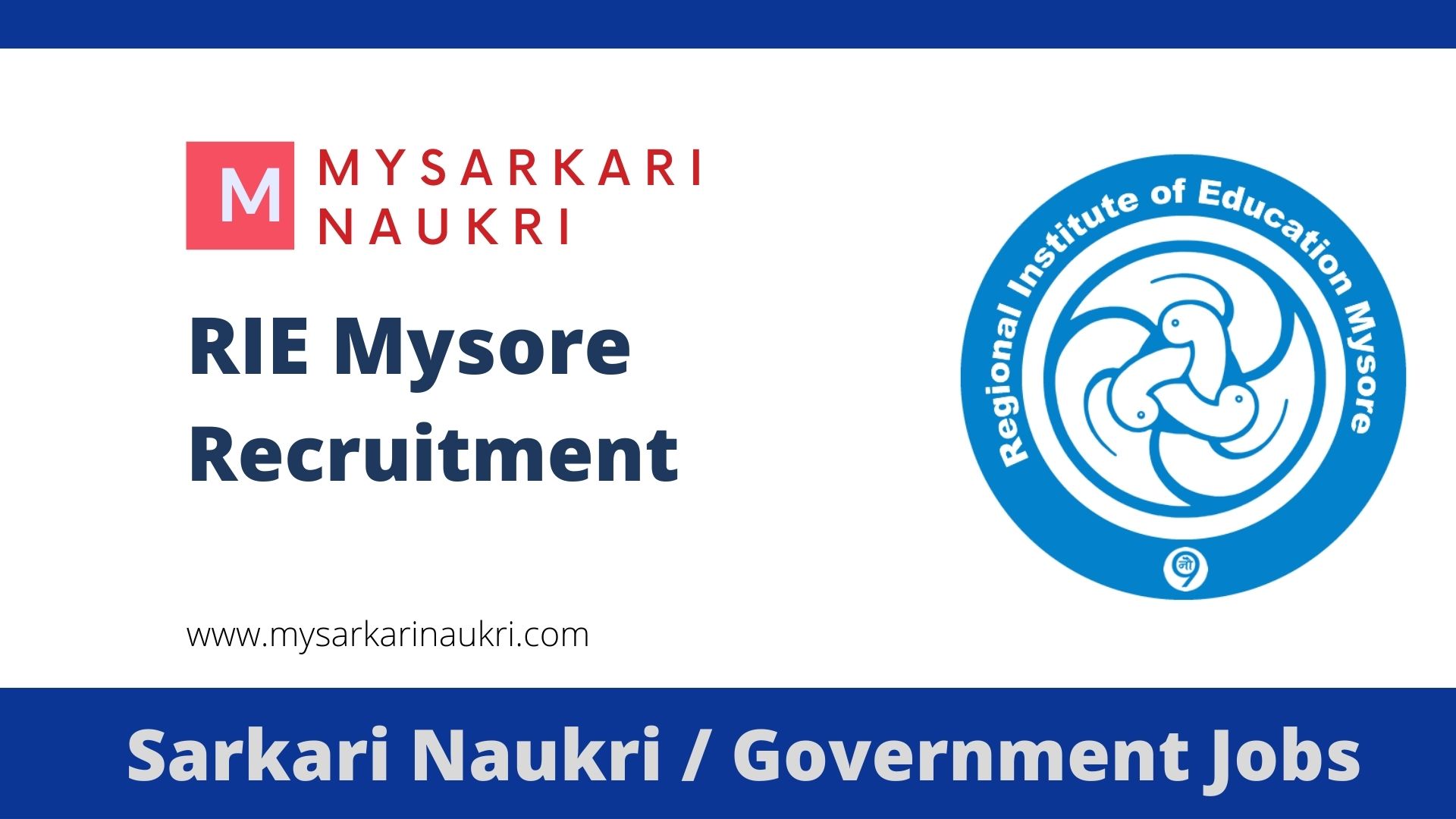 RIE Mysore Recruitment 2025 For 28 Computer Assistant and Various Posts ...