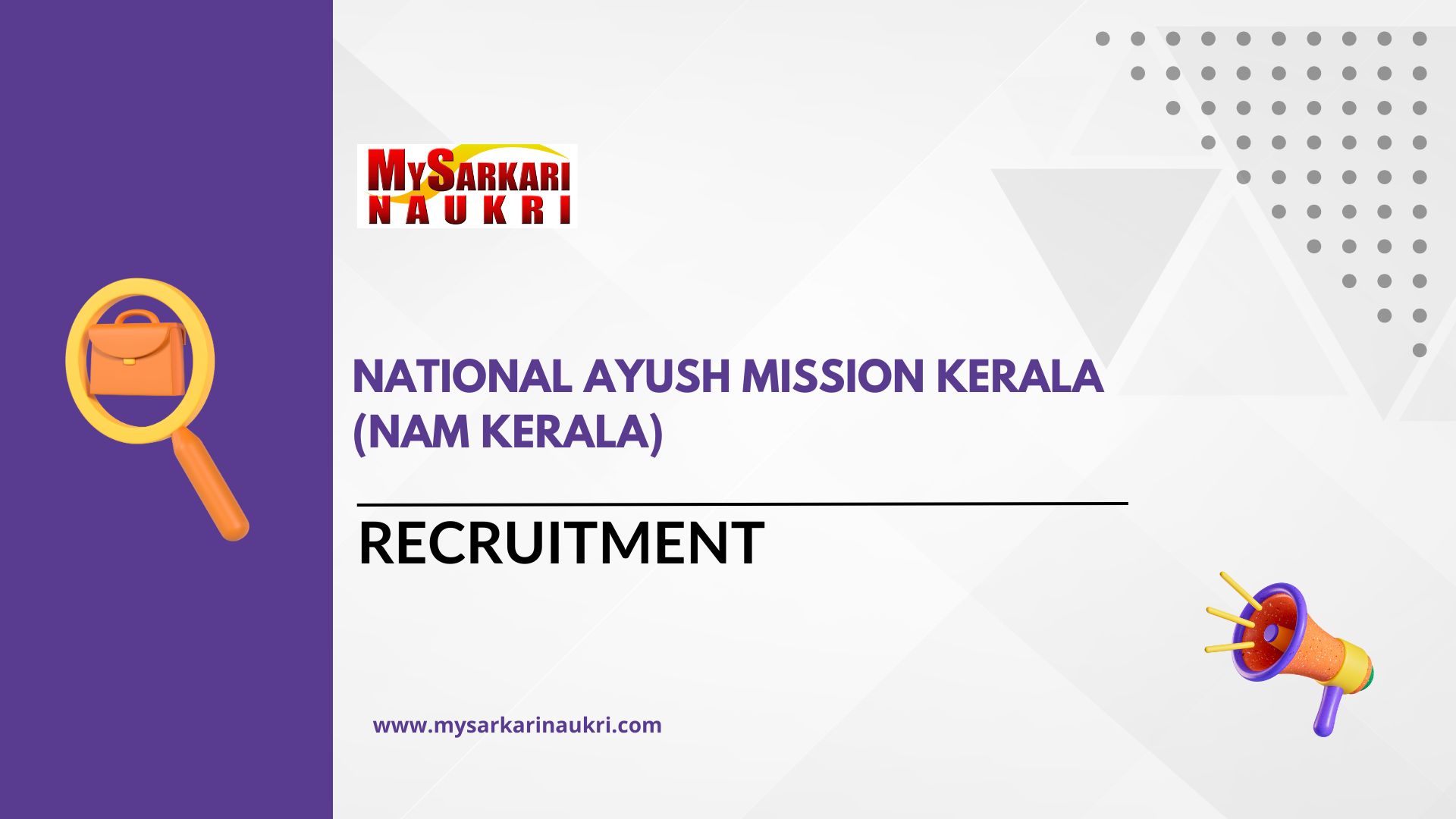NAM Kerala Recruitment 2025 For Multi Purpose Worker and Various Posts ...