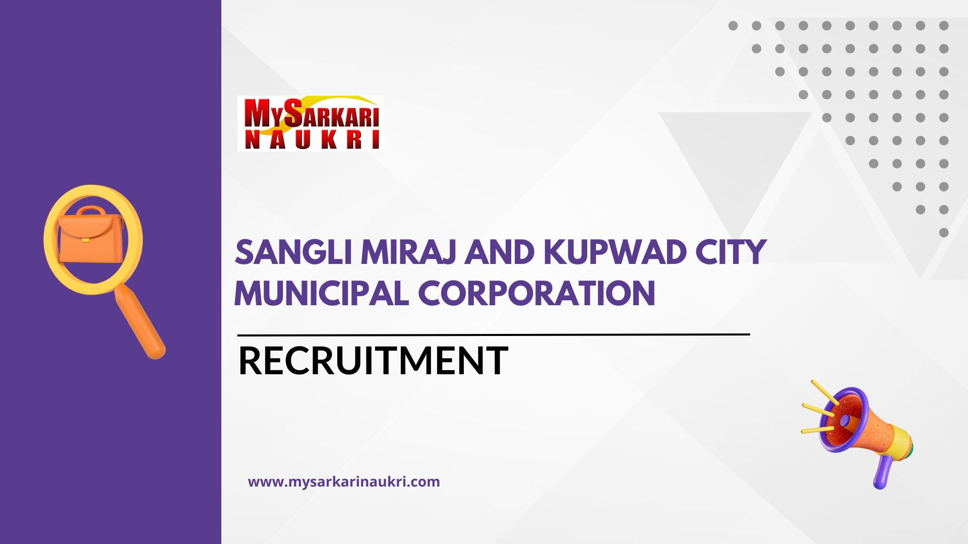 SMKC Reruitment 2025 For 82 Multi Purpose Worker and Various Posts ...