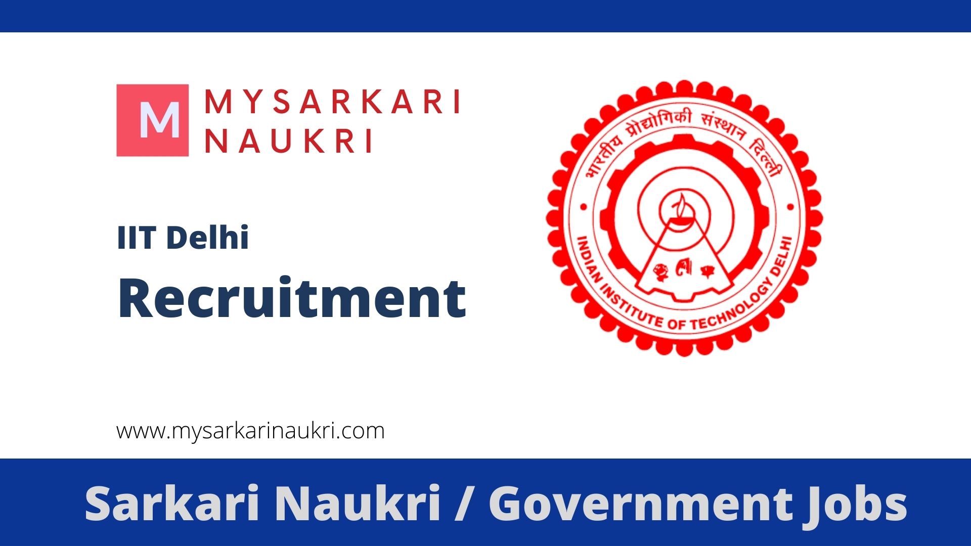 IIT Delhi Recruitment 2025 For Project Scientist, Project Assistant ...